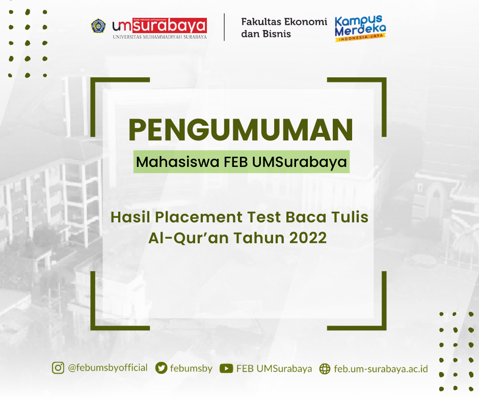 Fakultas Ekonomi dan Bisnis | FEB UMSurabaya